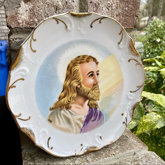 Midstate Products | Accents | Set Of 4 Porcelain Religious Plates 8k ...